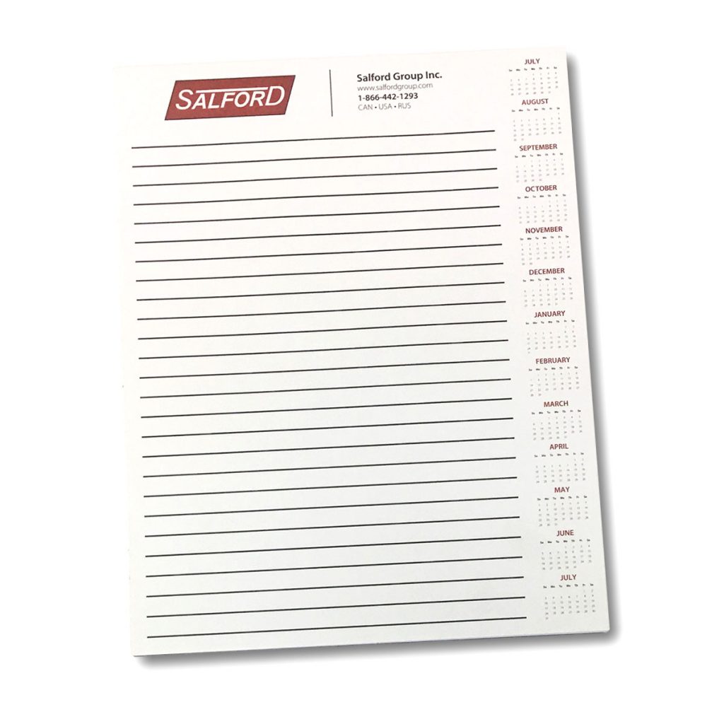 8.5" x 11" Standard Note Pad - Jay-Line