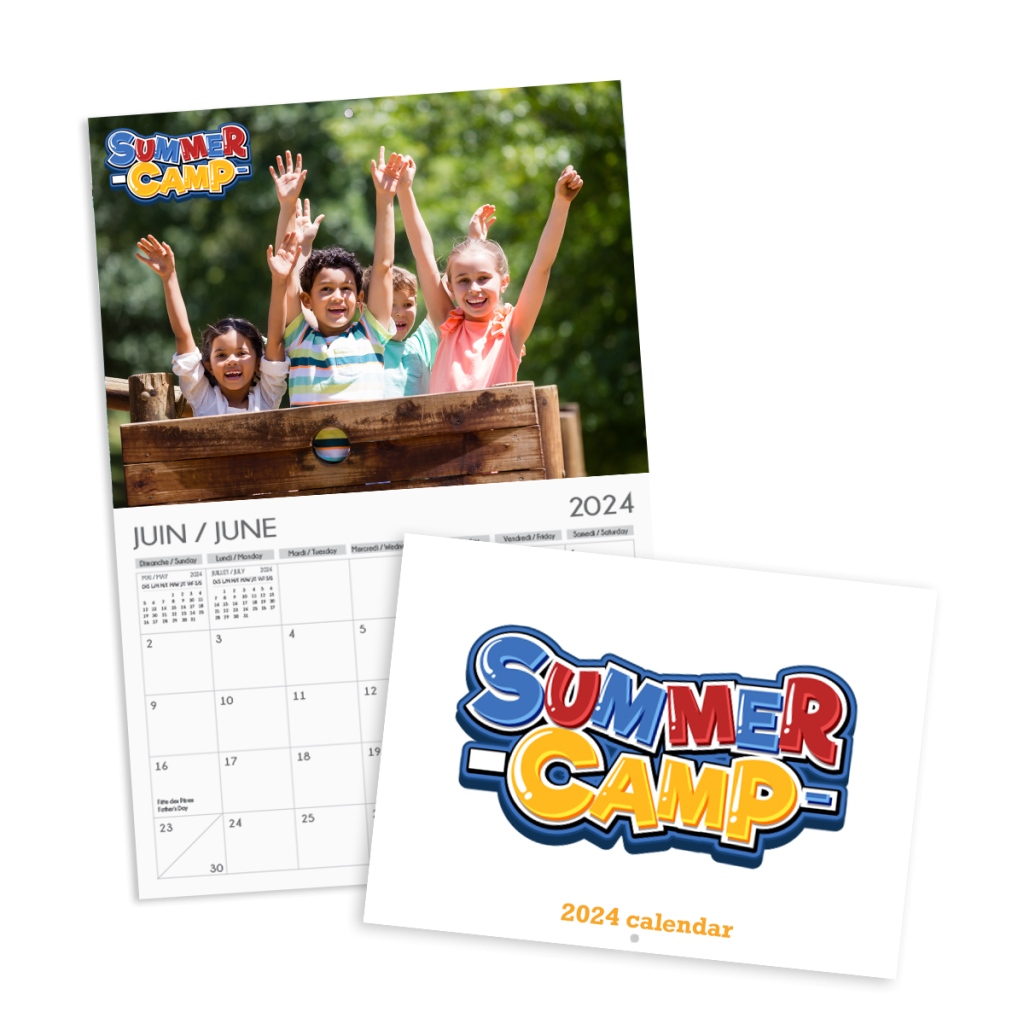 Mini Appointment Stapled Wall Calendar - 12 Custom Images - Jay-Line