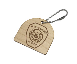 Thick Wood Key Tags - Jay-Line