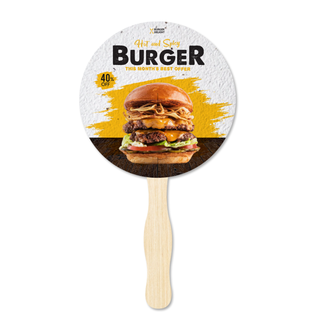 Seeded Paper Hand Fans - Jay-Line