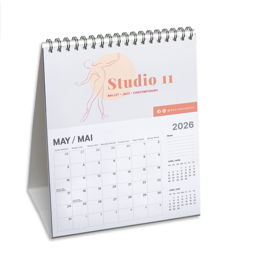Portrait Desk Flip Calendars - Jay-Line